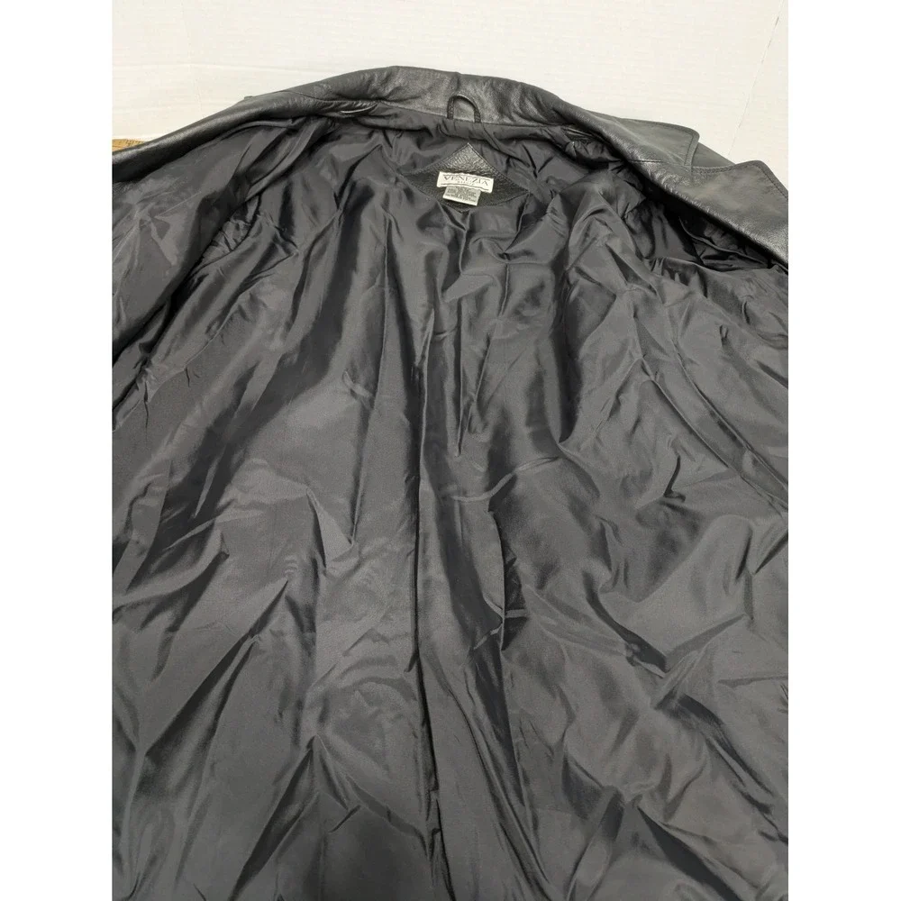 Venezia Vitale | Jackets & Coats | Venezia Vitale Black Genuine Leather ...
